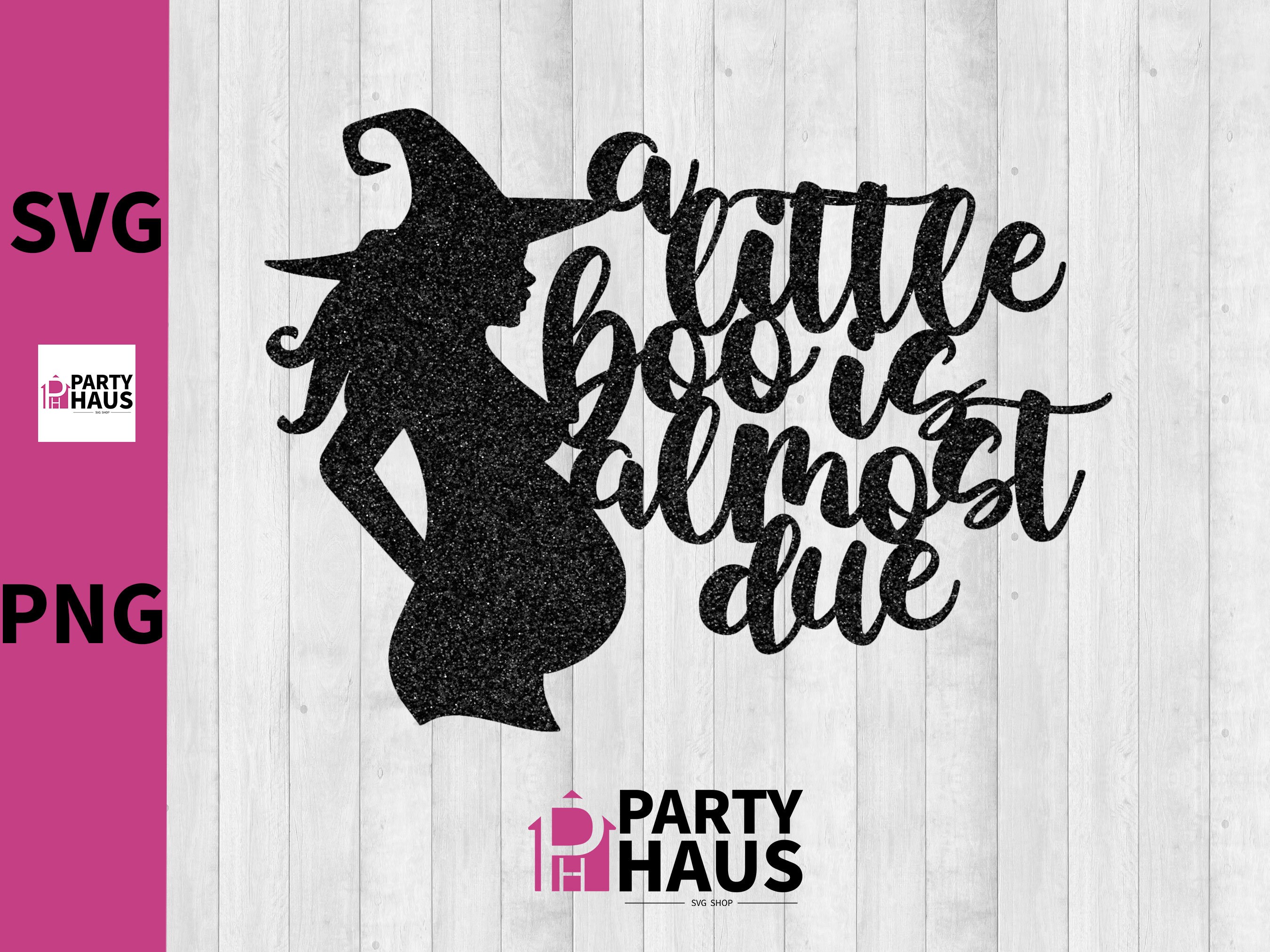 A Little Boo is Almost Due SVG, Baby Shower SVG, Halloween Topper SVG ...