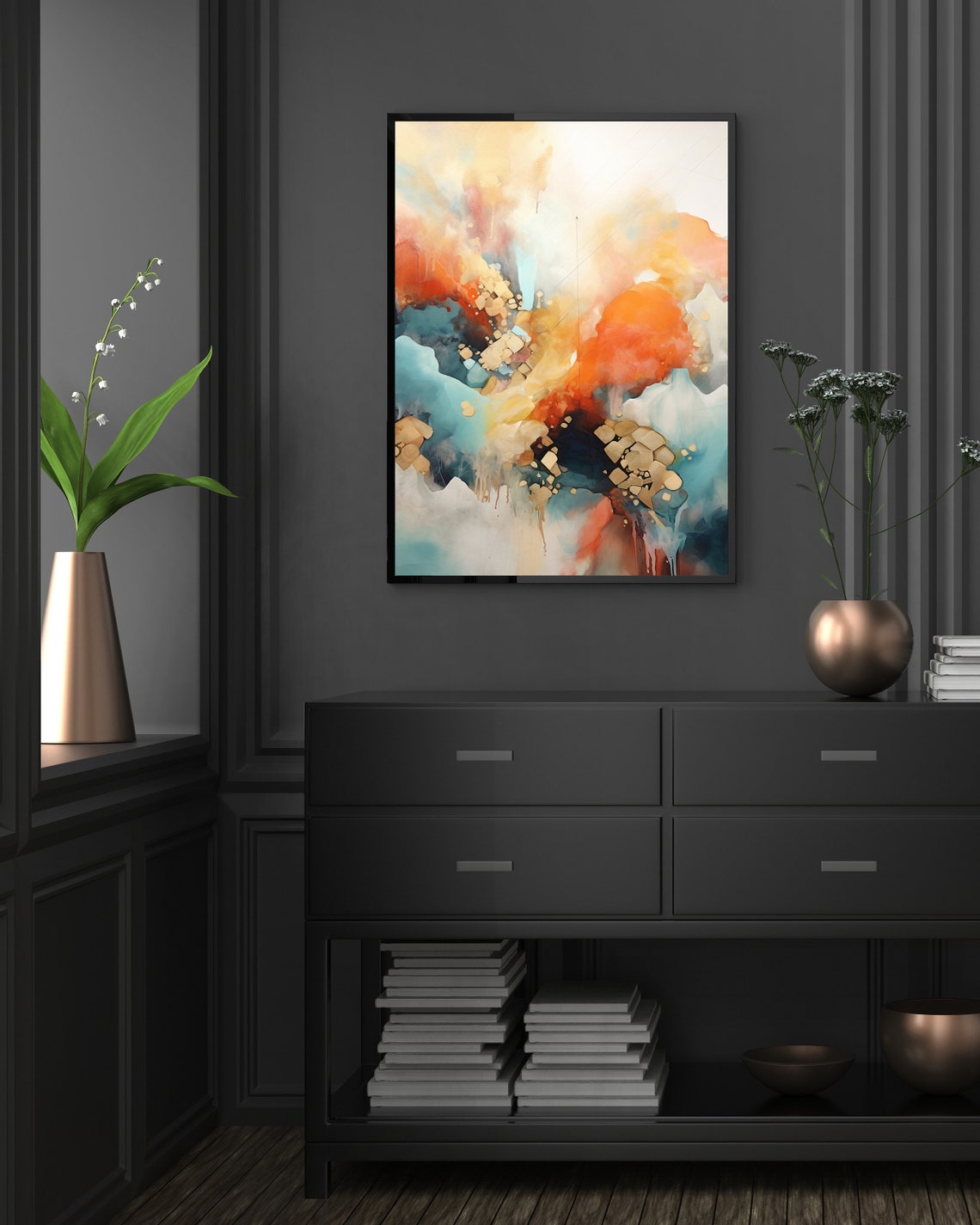 Abstract Washed Out, Abstract Digital Art, Abstract Art, Modern Wall ...