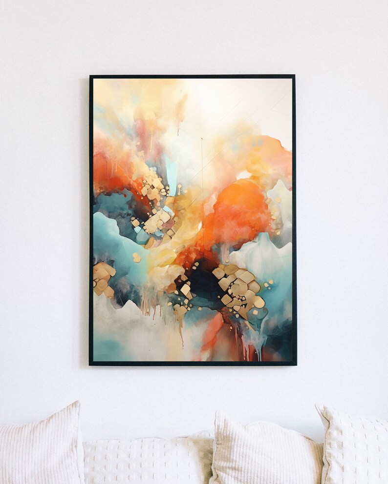Abstract Washed Out, Abstract Digital Art, Abstract Art, Modern Wall ...
