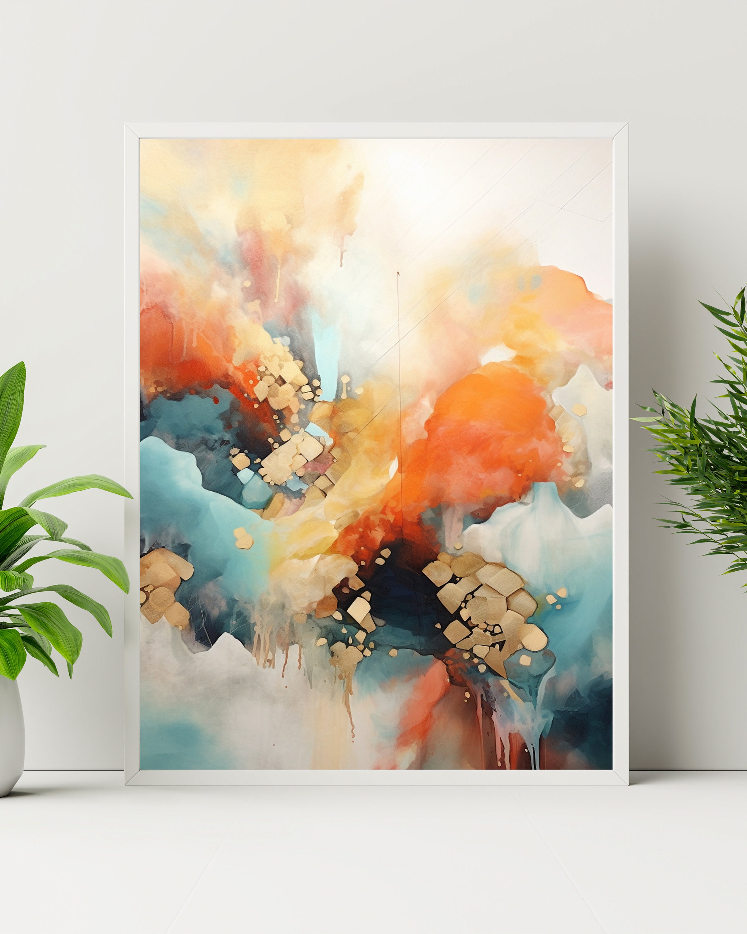 Abstract Washed Out, Abstract Digital Art, Abstract Art, Modern Wall ...