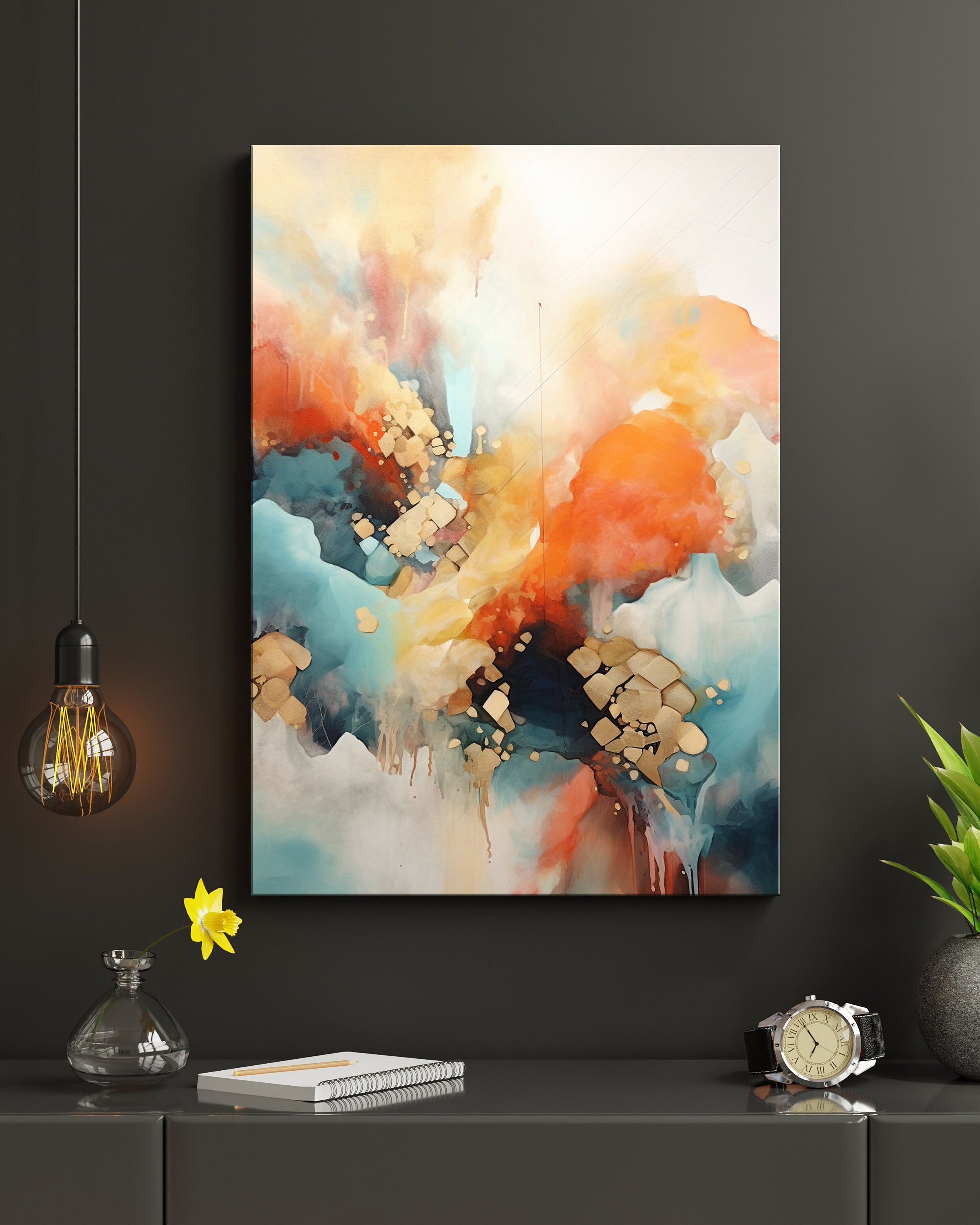 Abstract Washed Out, Abstract Digital Art, Abstract Art, Modern Wall ...