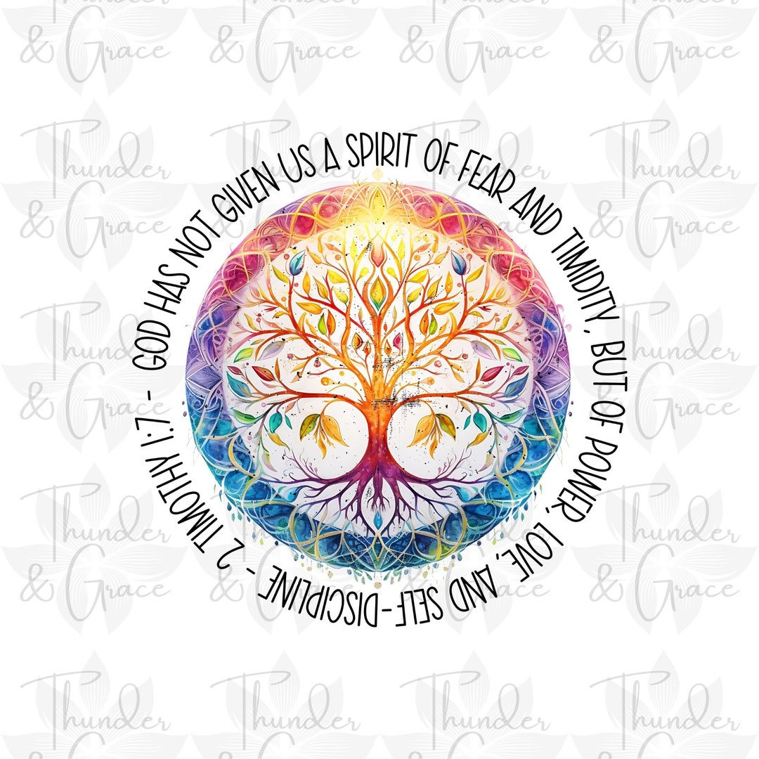 Fear Not PNG, Tree of Life, Christian Png,inspirational Printable ...