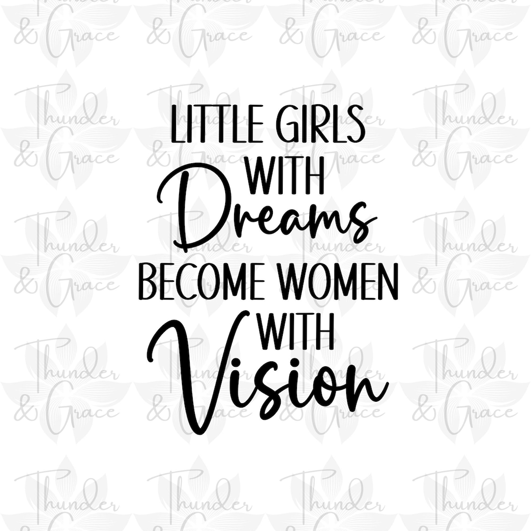 Little Girls With Dreams PNG, Become Women With Vision, Womans Day ...
