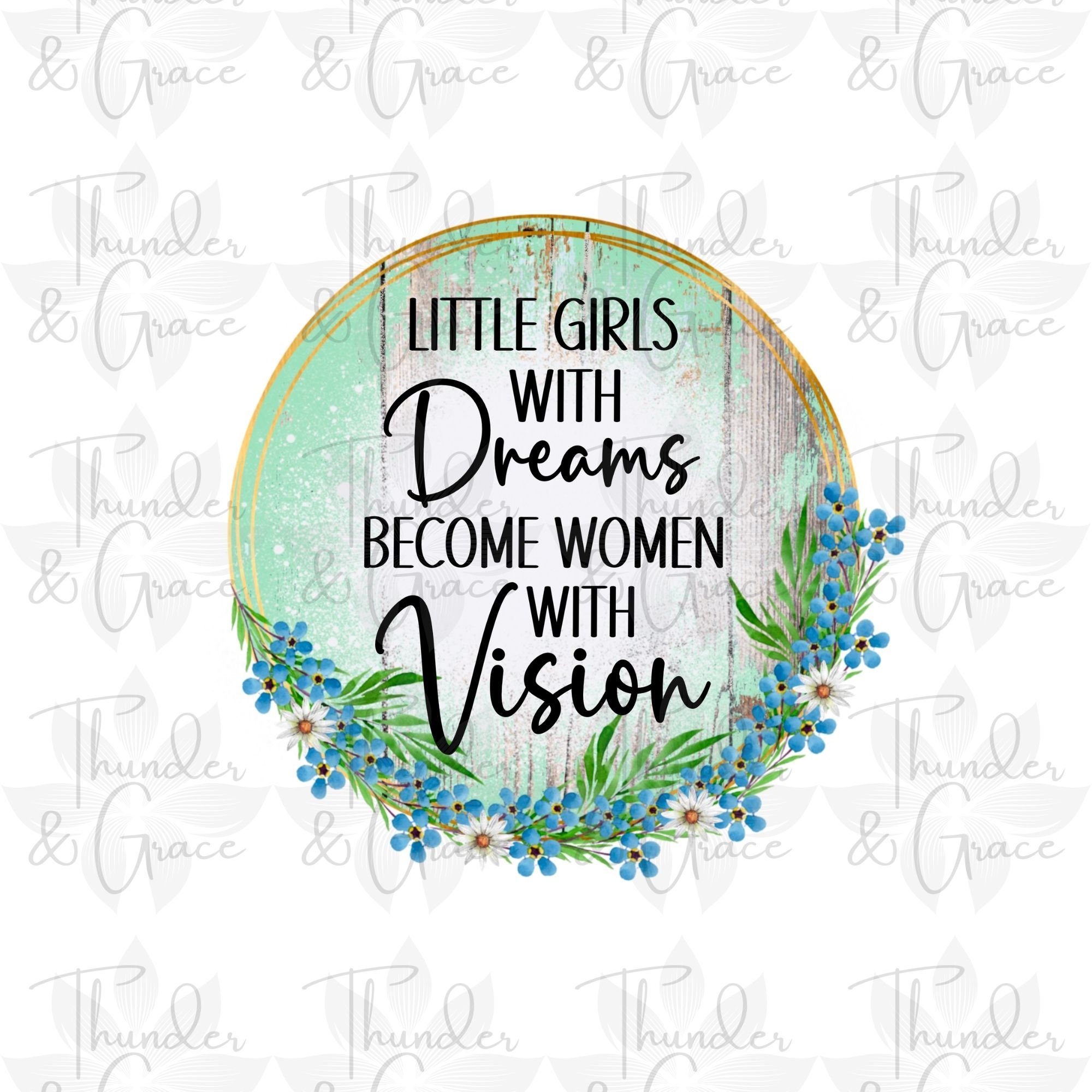 Little Girls With Dreams PNG, Become Women With Vision, Uplifting ...