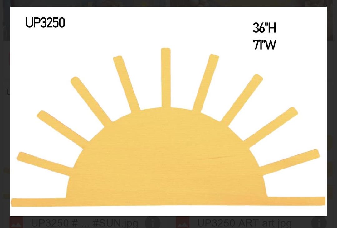 Boho Sun Party Props Decorations Backdrops Coroplast Cutouts Signs (no ...