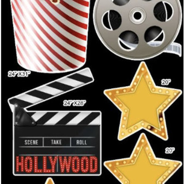 Movie Theater Theme Props - Etsy