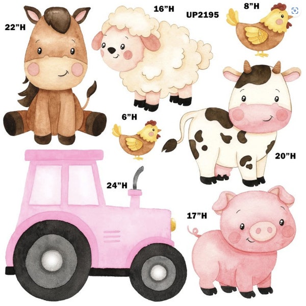 Farm Animal Cutouts - Etsy