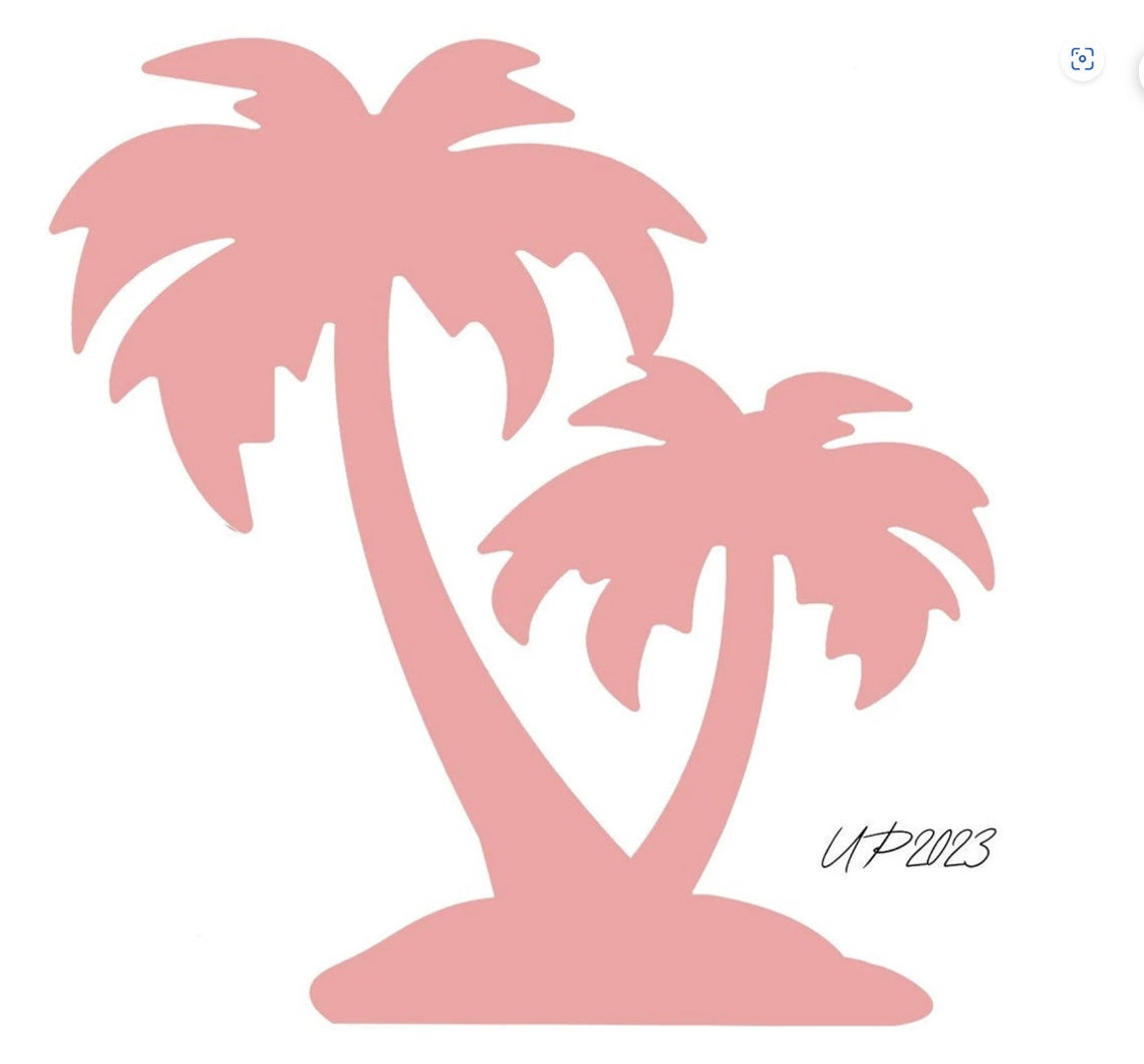 4FT Palm Tree Coroplast Cutouts Party Props Deco and Yard Signs - Etsy