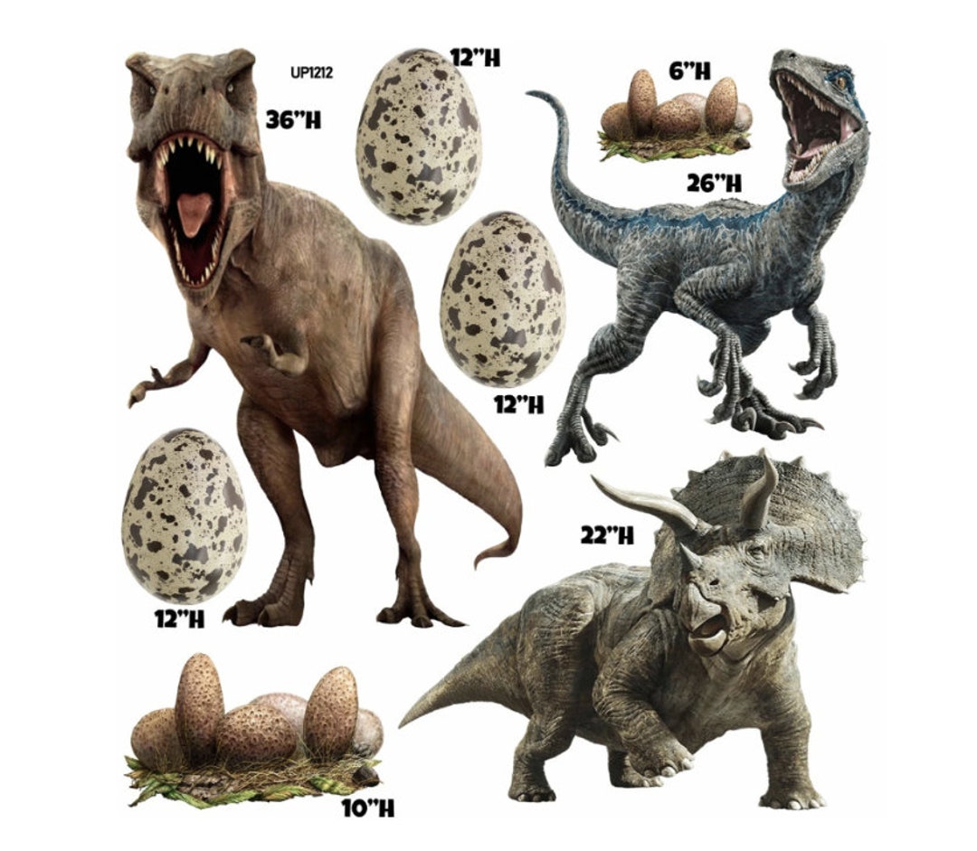 Dinosaurs Party Props Decorations Backdrops Cutouts Signs Table ...