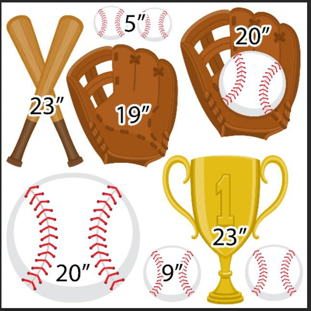 Baseball Party Props Coroplast Deco and Yard Signs. No Stakes or Stands ...