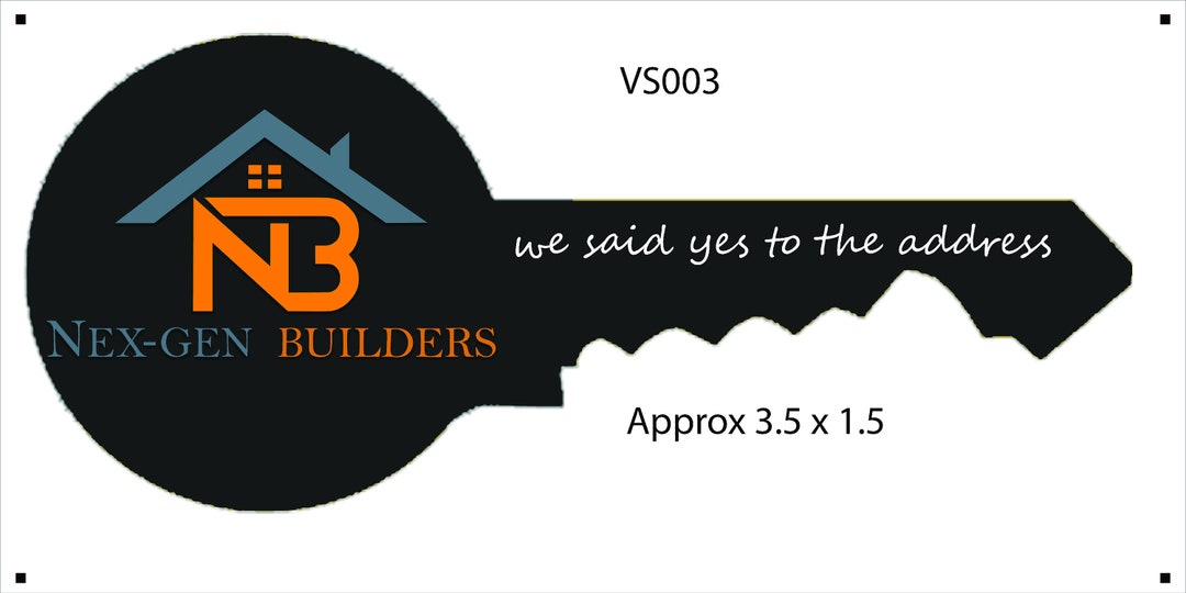 Custom Construction Nex-gen Key Party Props Coroplast Decorations ...