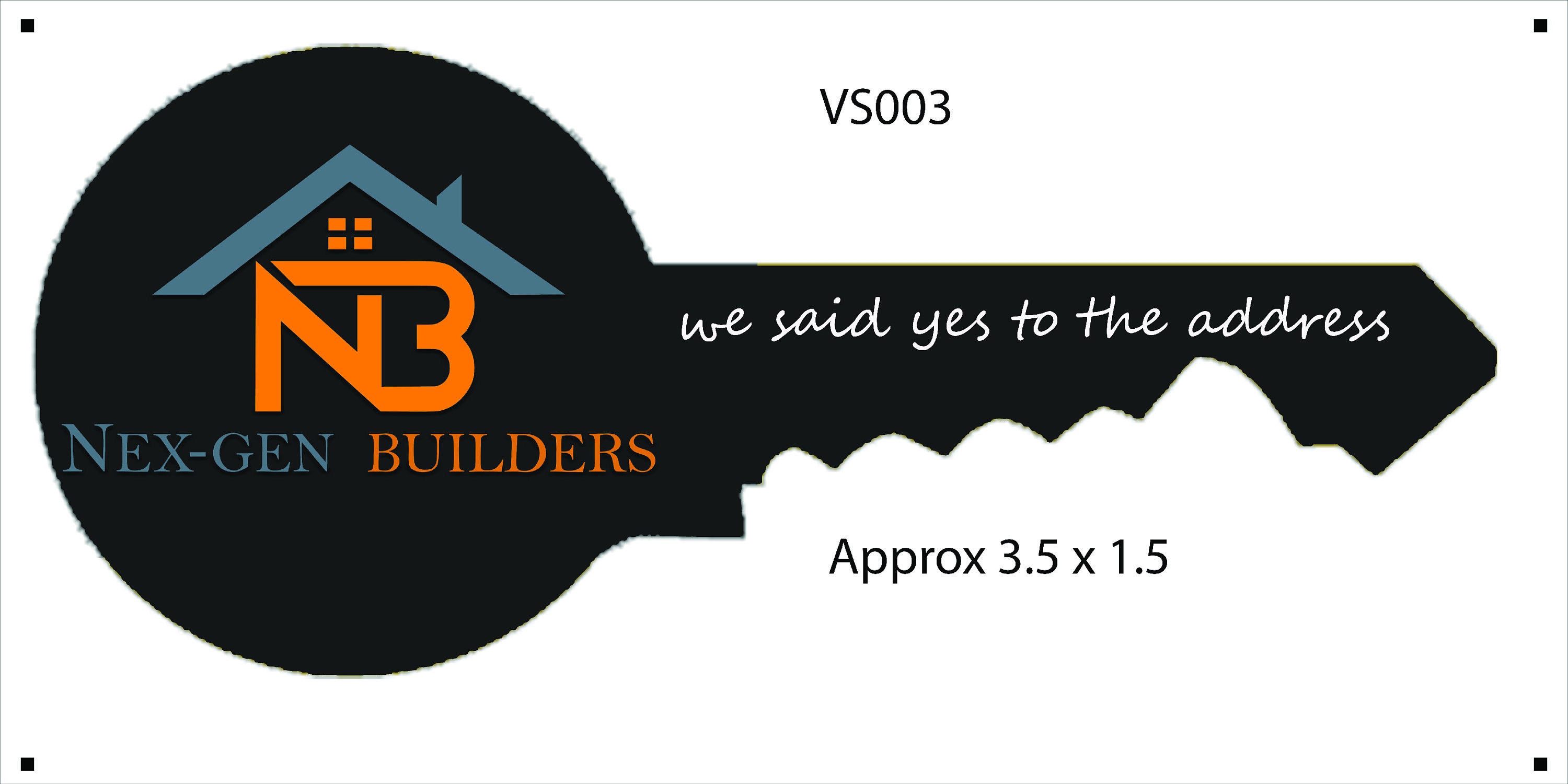 Custom Construction Nex-gen Key Party Props Coroplast Decorations ...