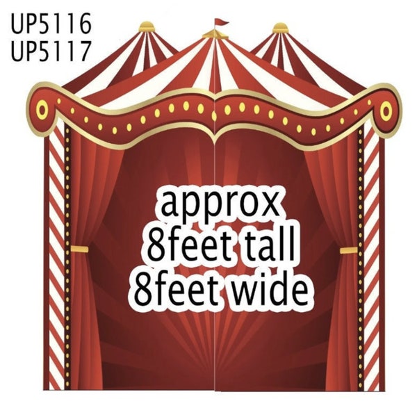 Circus Tent Cutouts - Etsy
