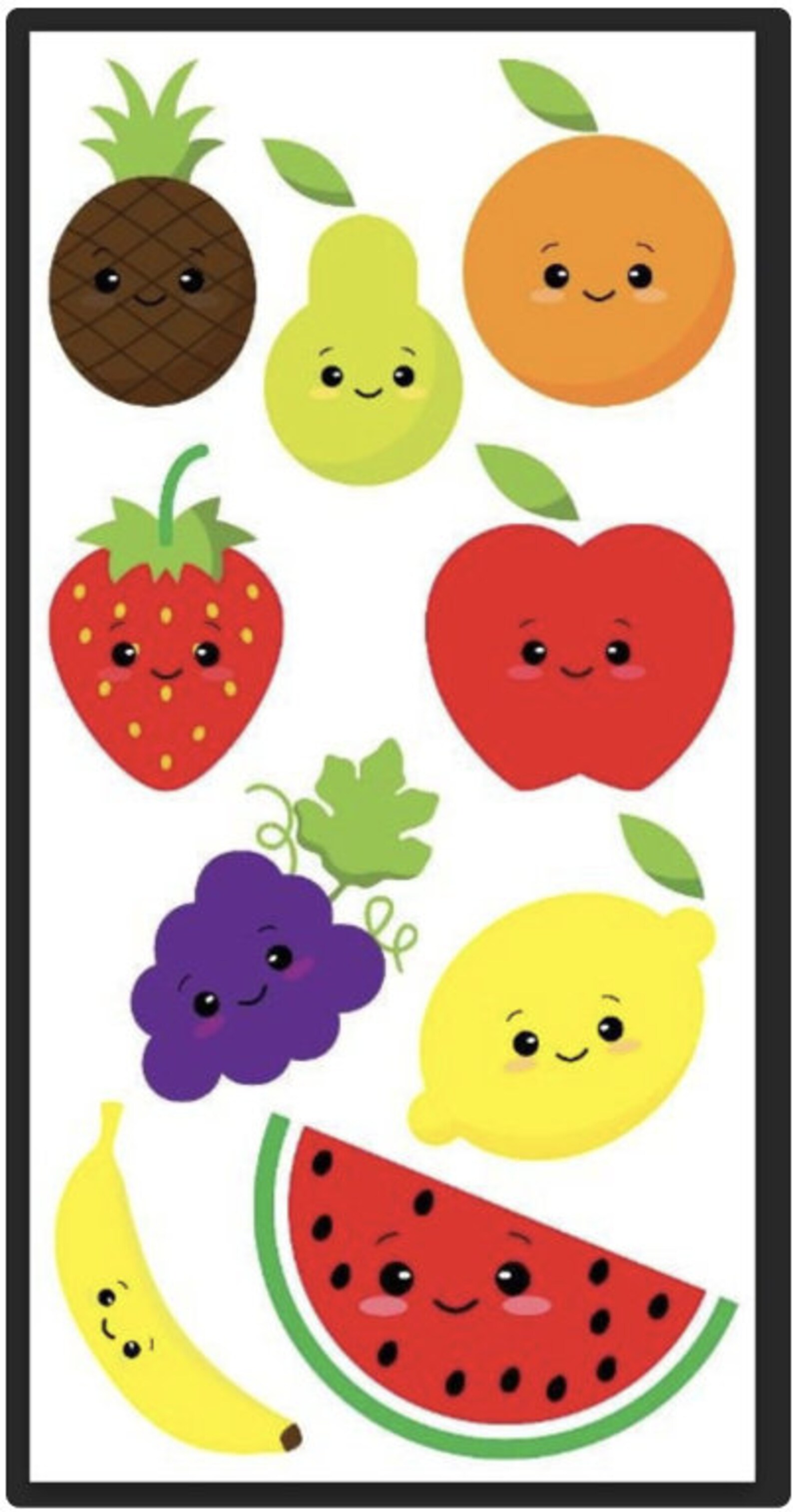 Happy Fruit Coroplast Party Props Decorations Backdrops Cutouts Signs ...