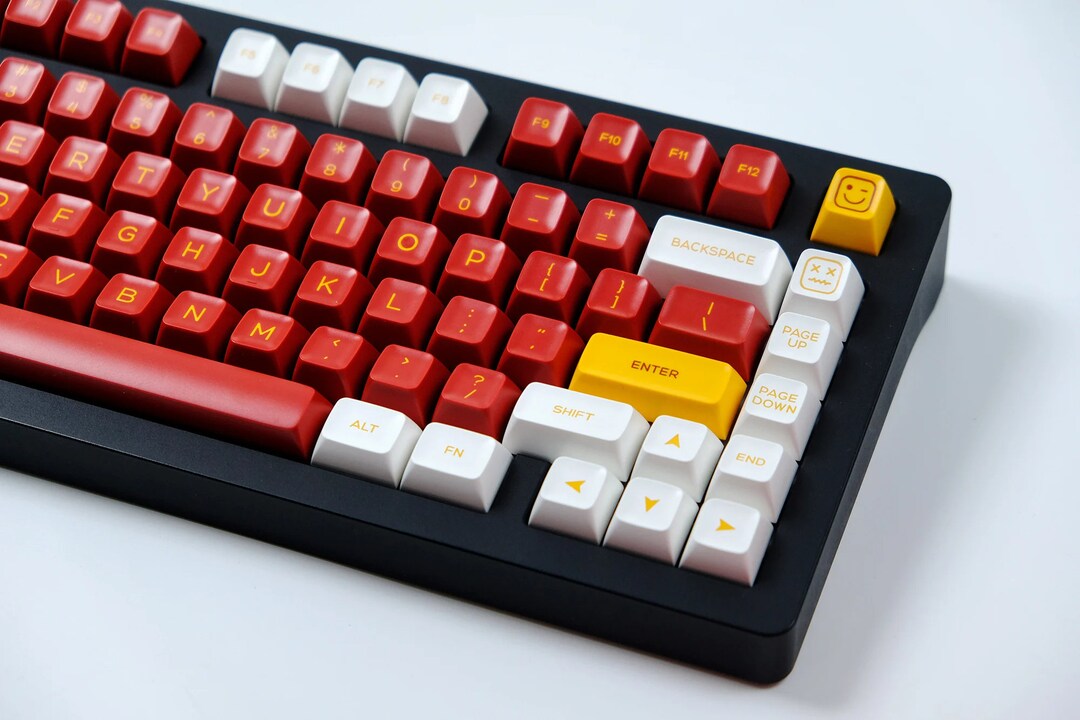 Double-shot PBT SA Profile 'EVA-02' Keycap Set for Custom Mechanical ...