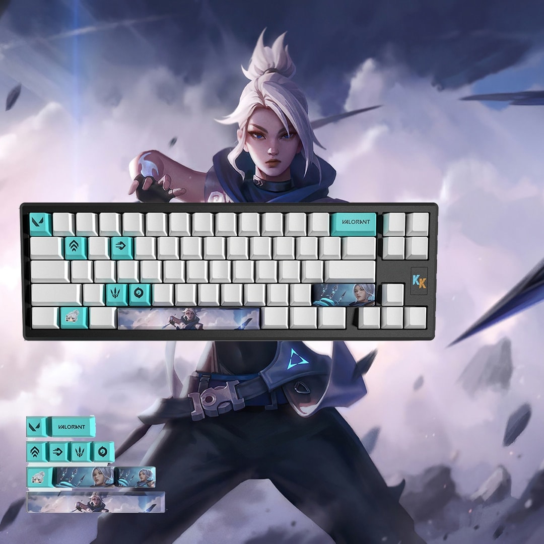 Custom Valorant Jett Keyboard Keycapscustomize Your - Etsy
