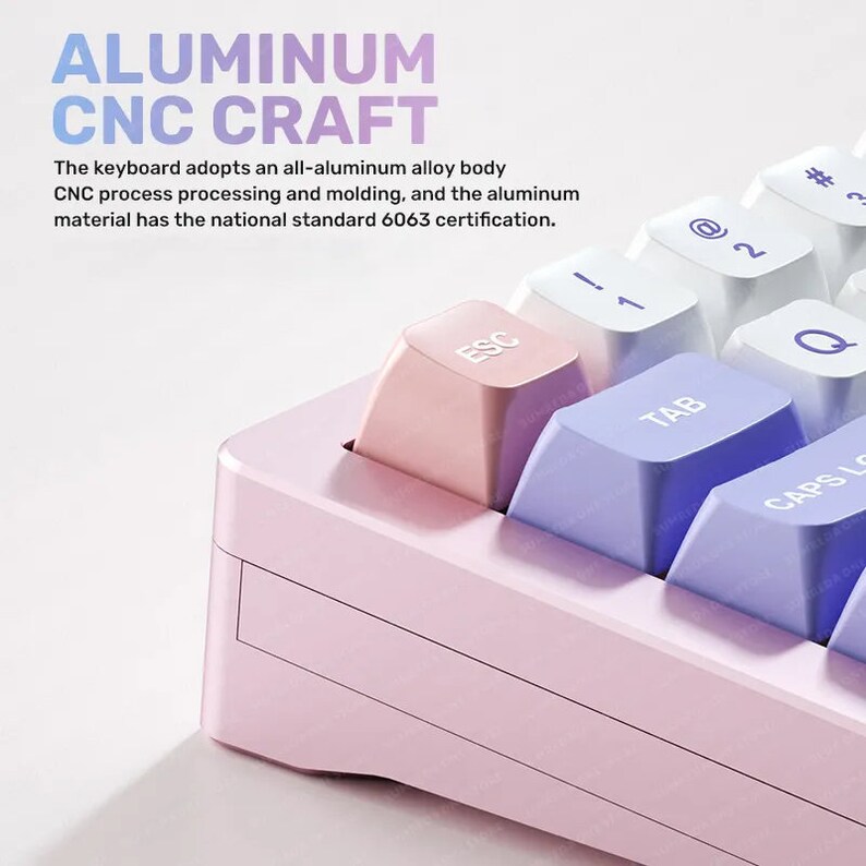 Sugar65 Full CNC Aluminum Custom Mechanical Keyboard Kit With Fr4 Plate ...