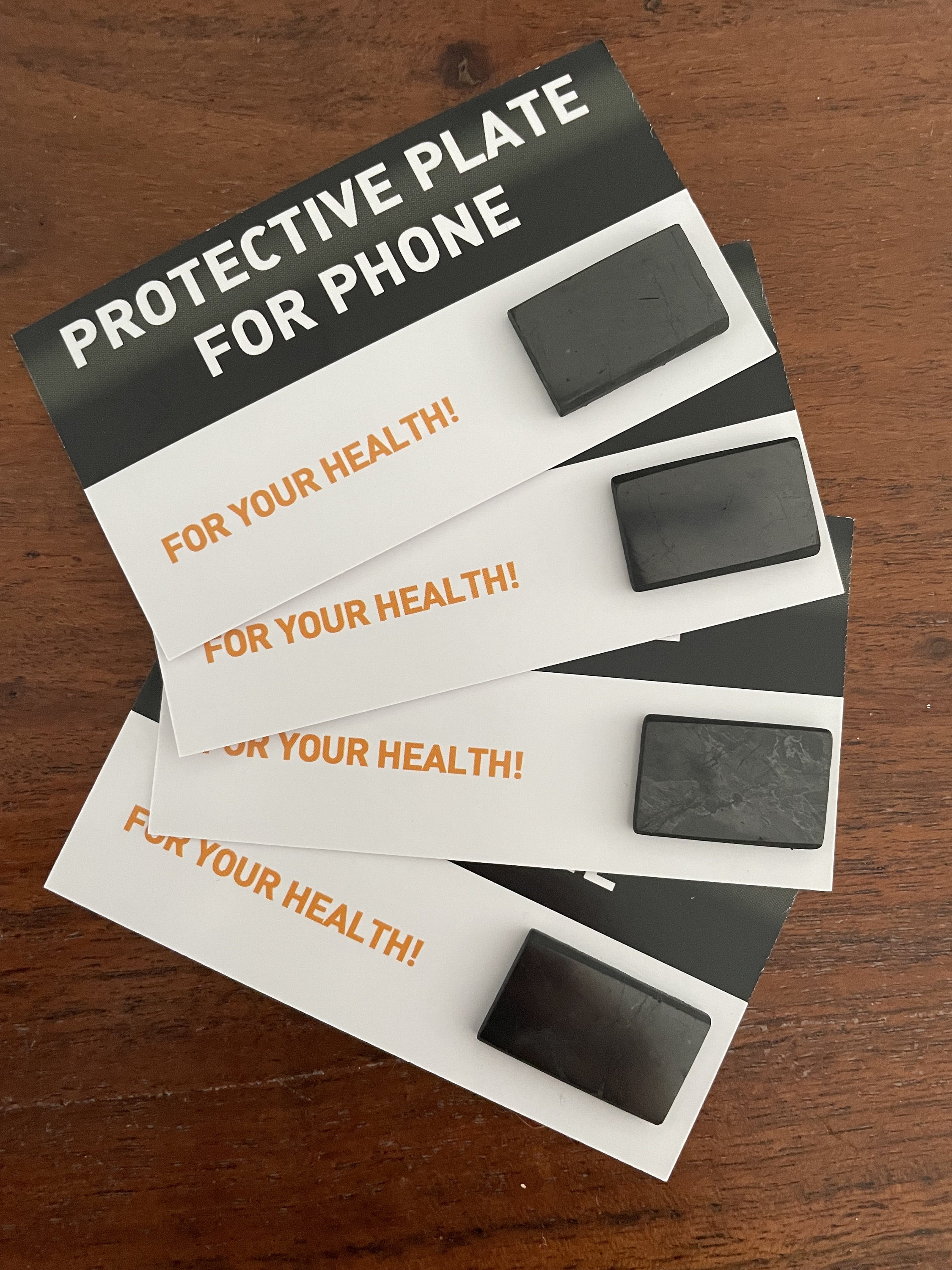 Shungite Cellphone Plate - Emf Protection - Shungite - Sticker Emf ...