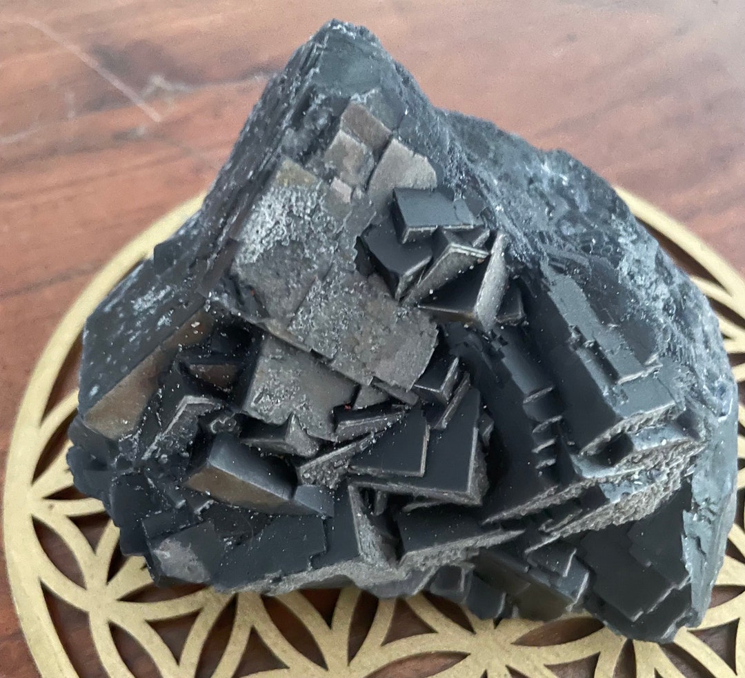 Black Rose Fluorite - Fluorite Specimen - Dark Fluorite - Black ...