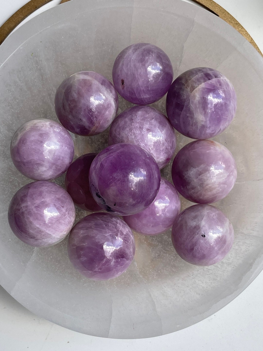 Kunzite Sphere - Kunzite Sphere Crystal - Lavender Kunzite - Spodumene ...
