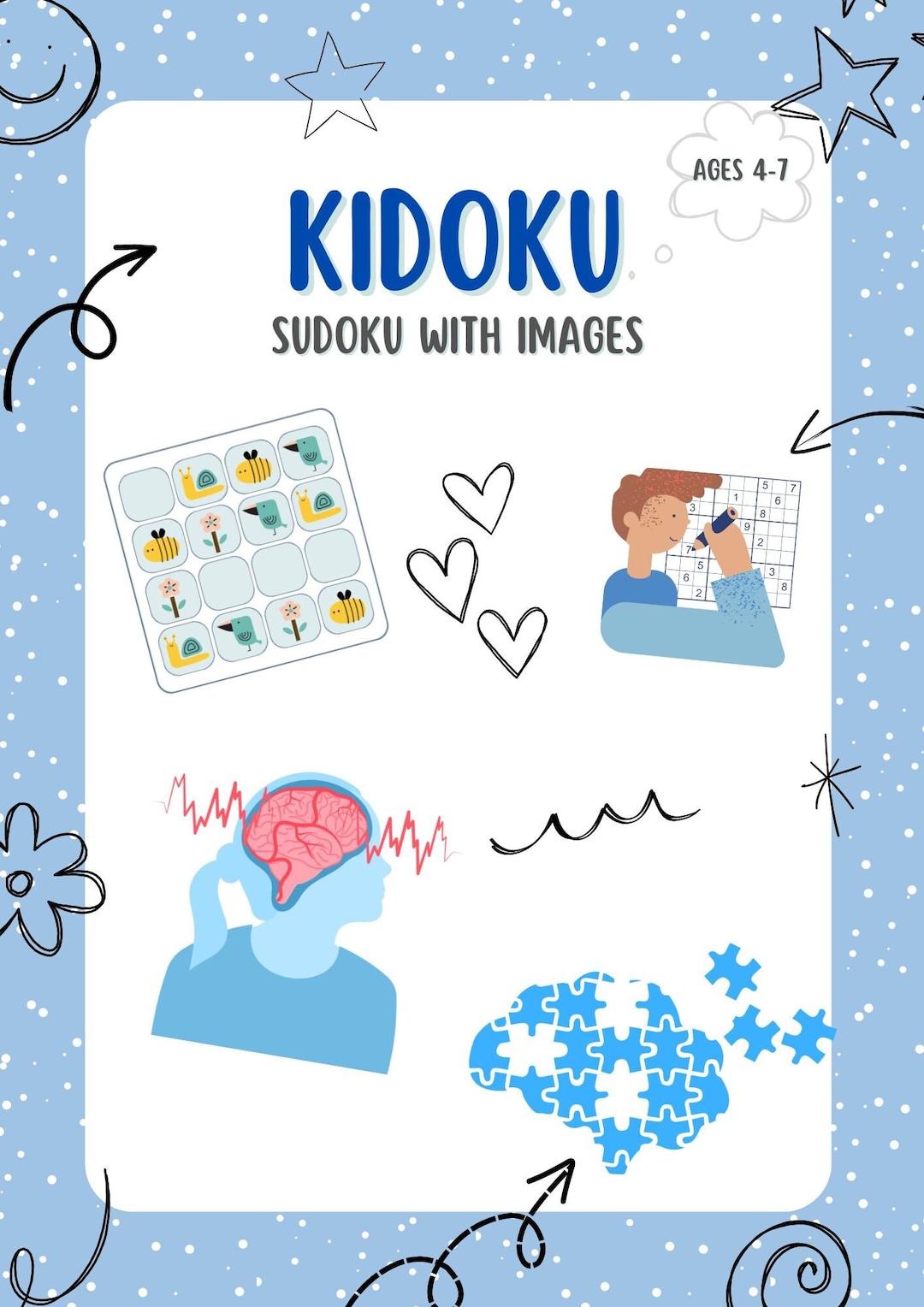 Kidoku: Sudoku for Kids ( Solve With EYES ONLY ) - Etsy