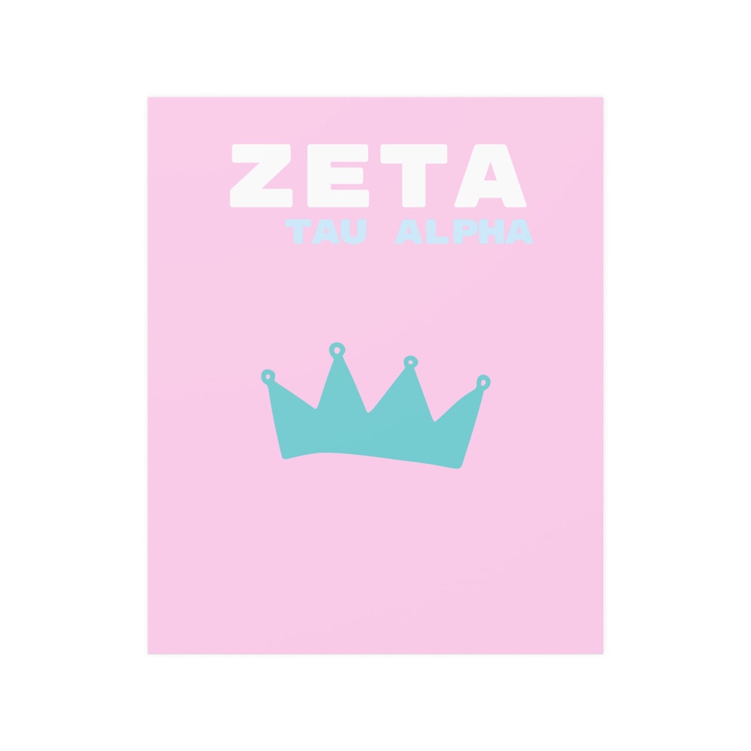 Zeta Tau Alpha Poster - Etsy