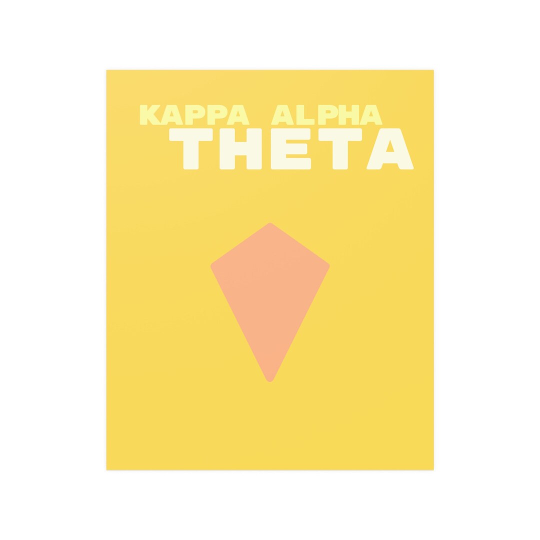 Kappa Alpha Theta Poster - Etsy