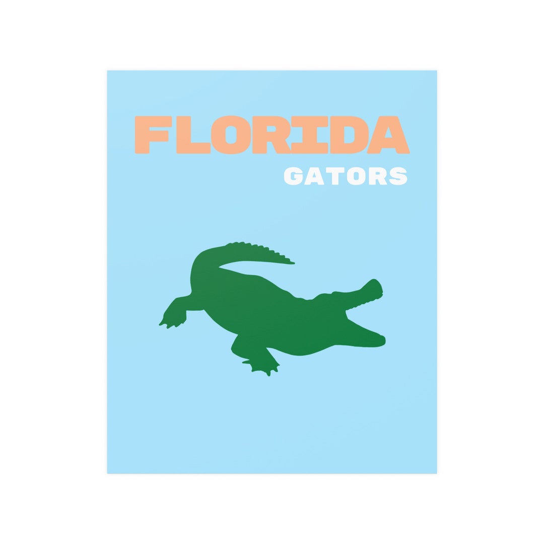 University of Florida Gators Poster - Etsy