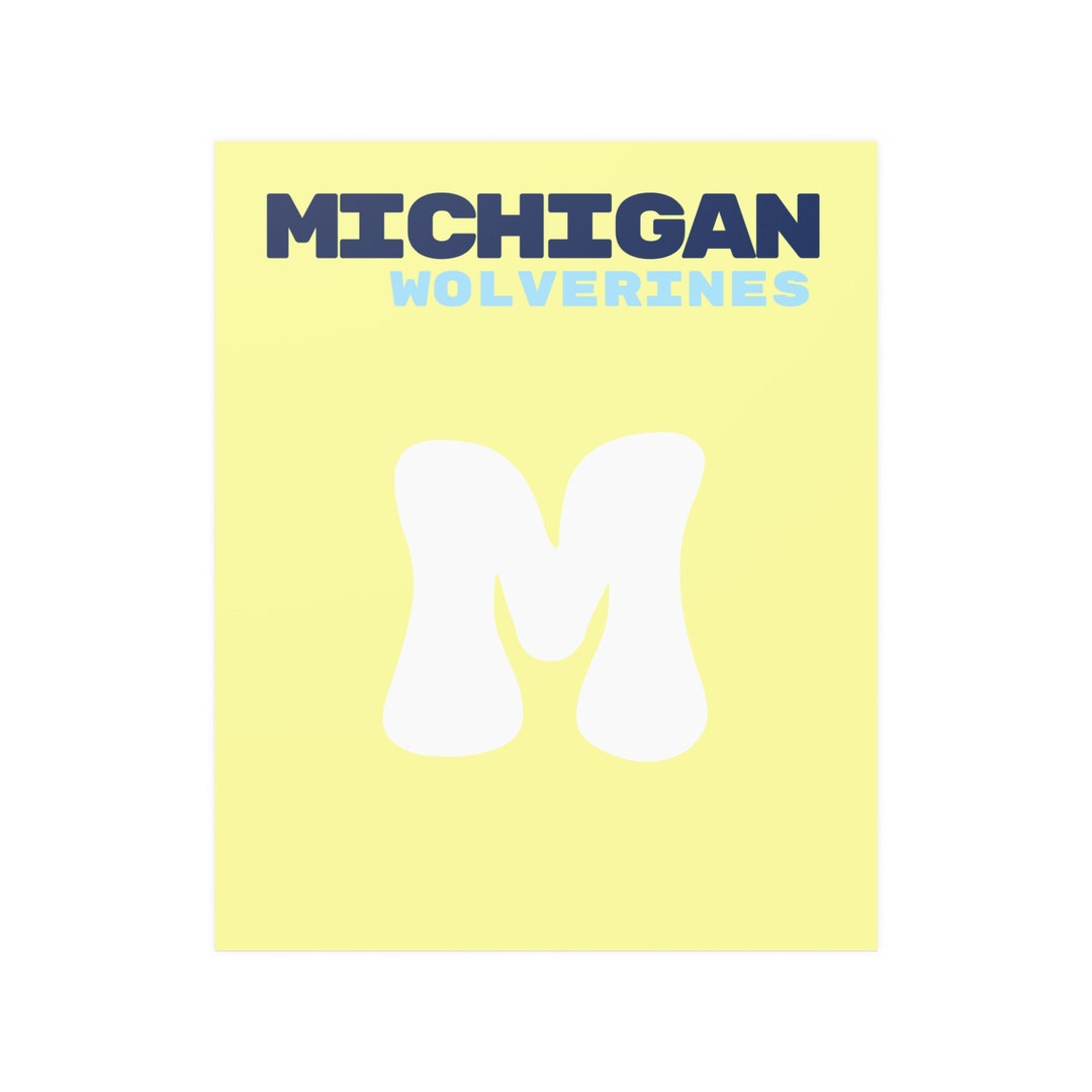 Michigan Wolverines Poster - Etsy