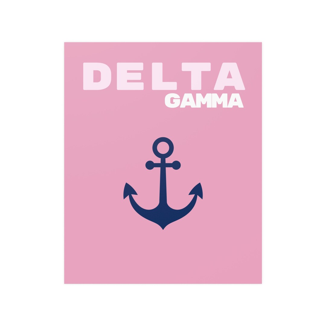 Delta Gamma Poster - Etsy
