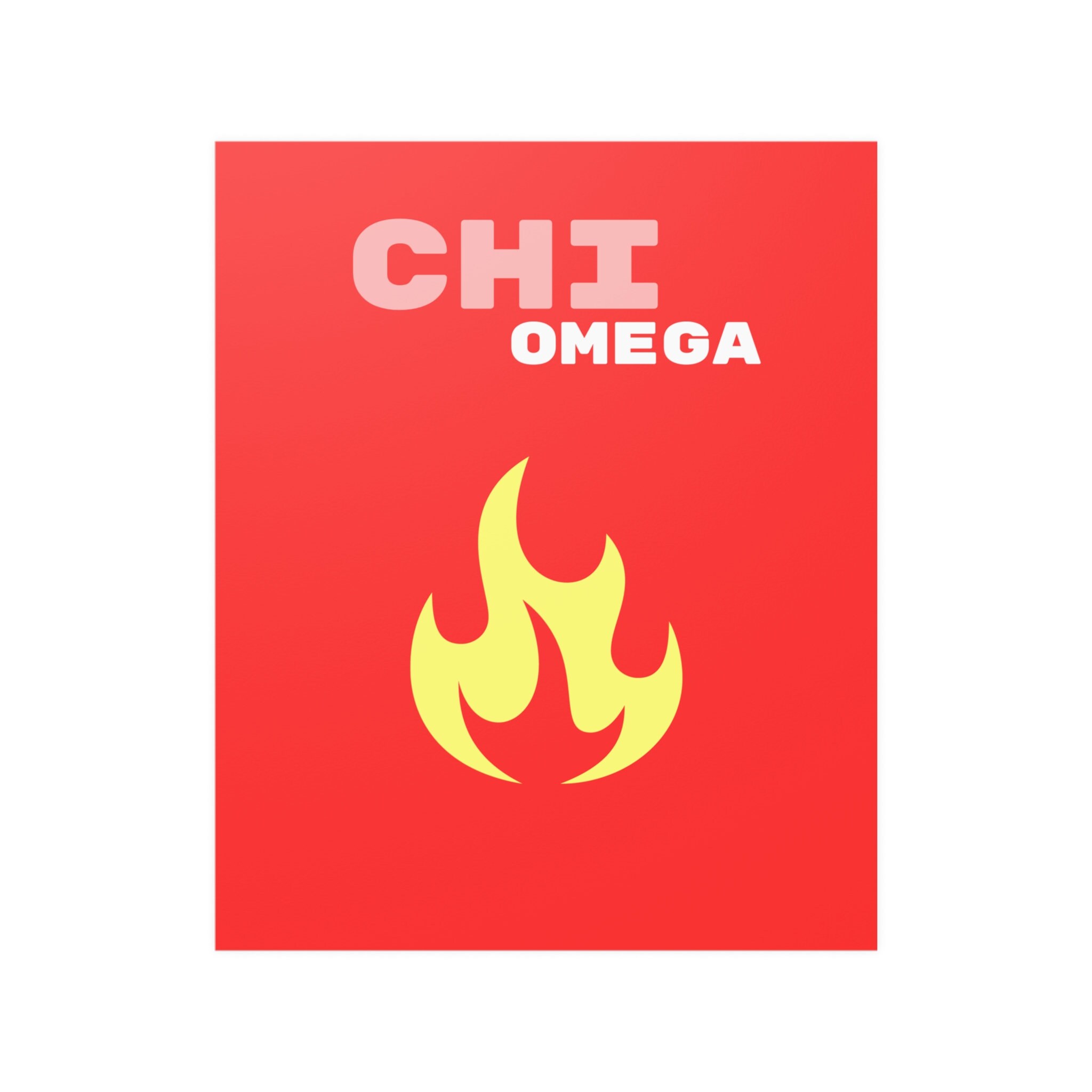 Chi Omega Poster - Etsy