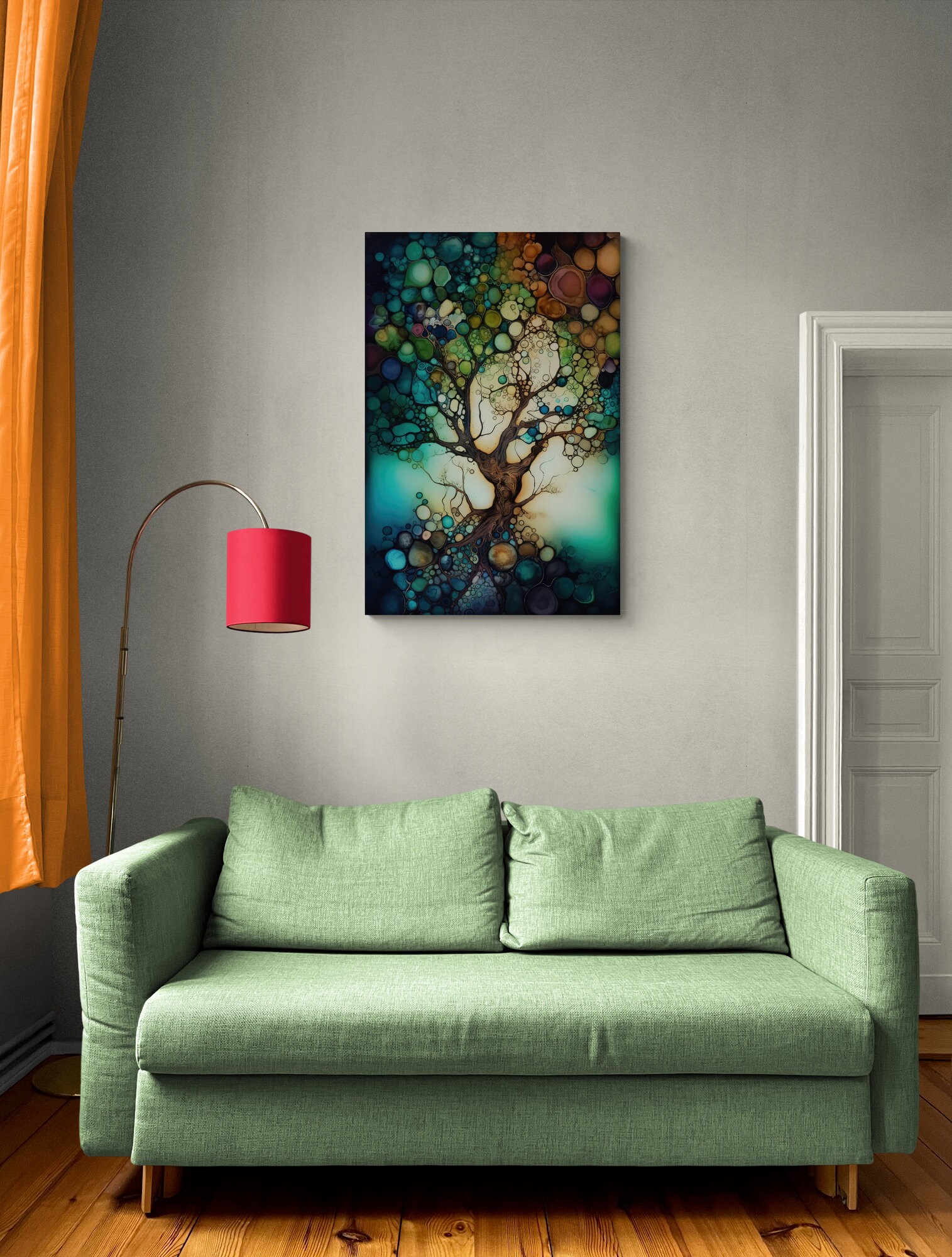 Abstract Ink Tree Art Print - Etsy