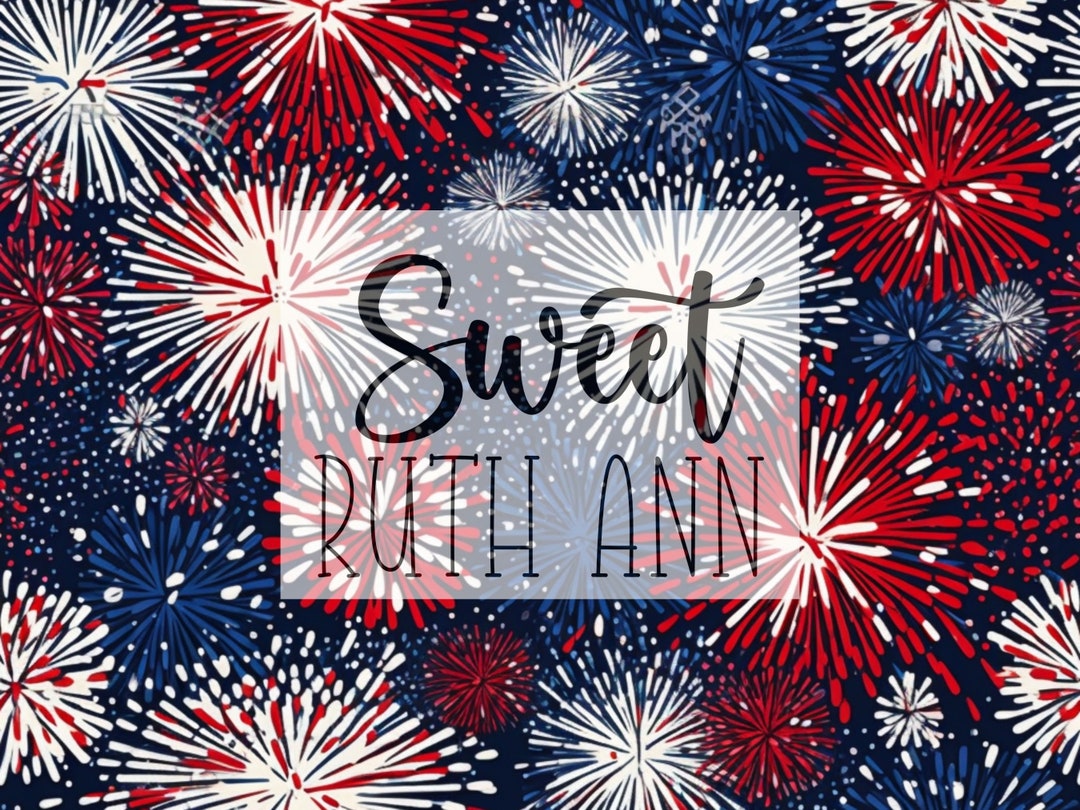 Fireworks Seamless Pattern Digital File Sublimation Fireworks Repeat ...