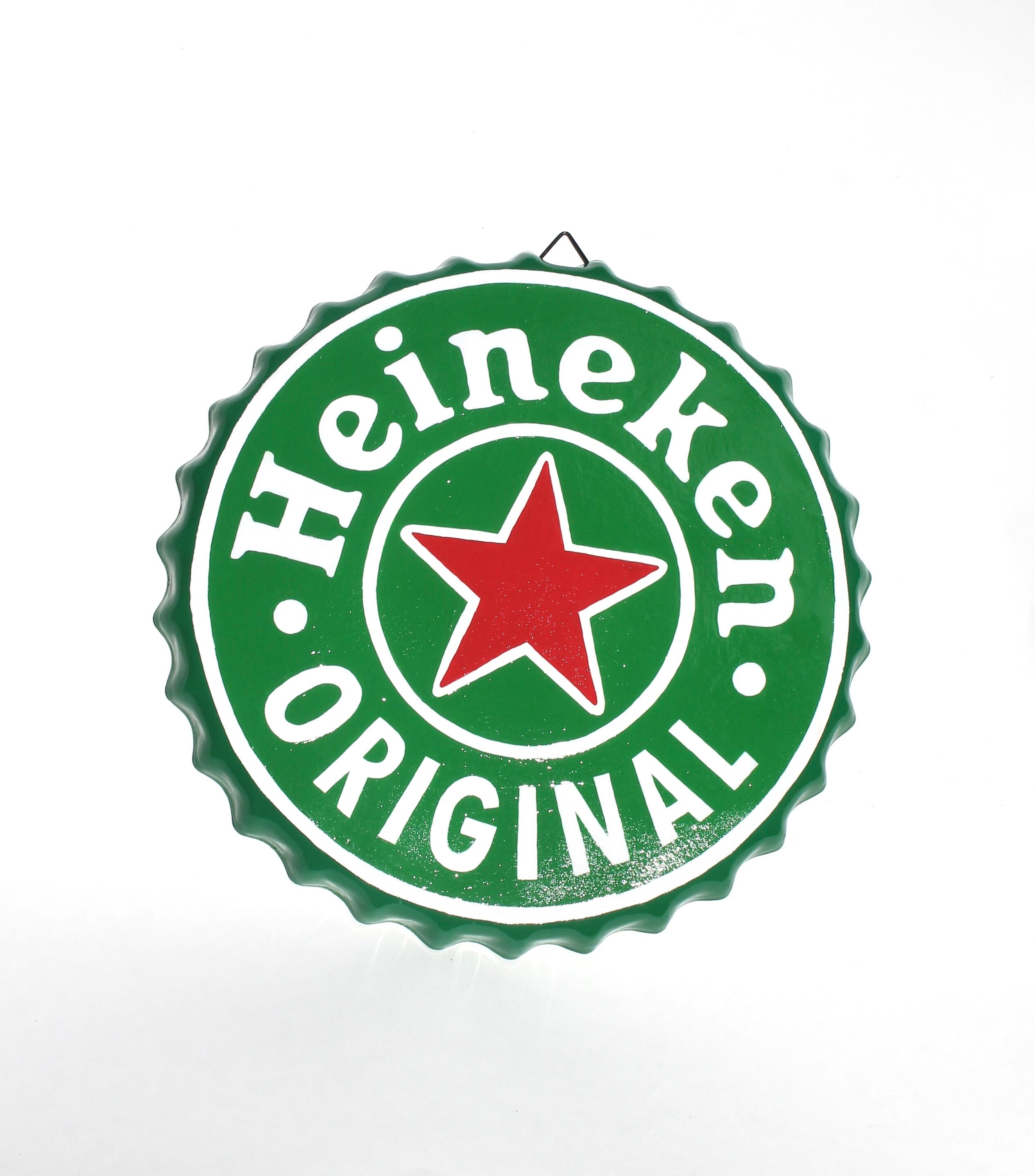 Heineken Wall Cap Handmade Large Bottle Cap Beer - Etsy