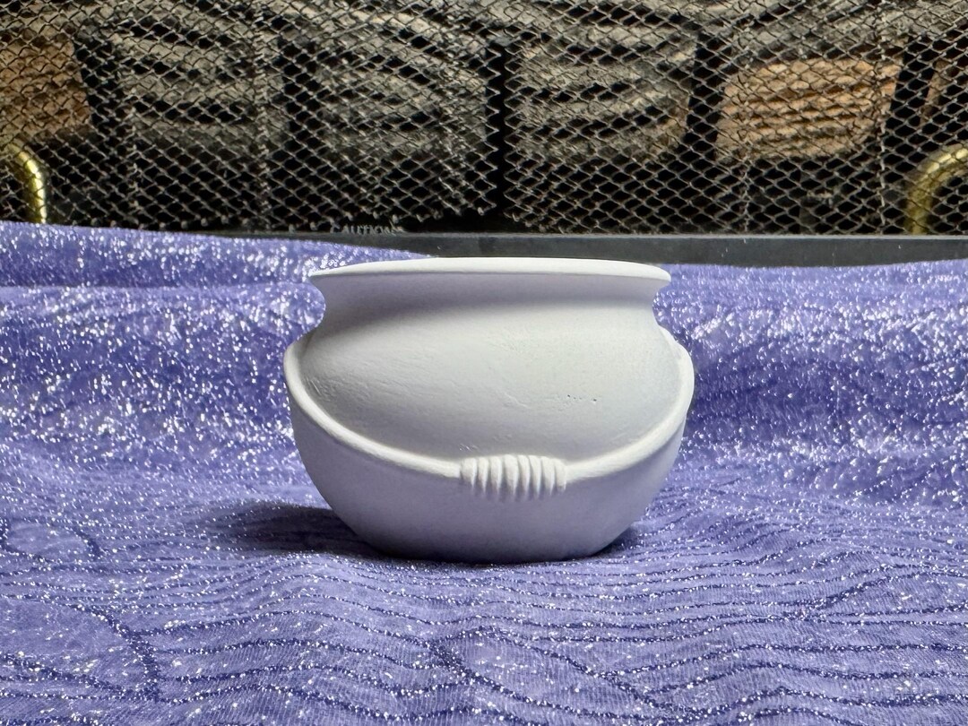 Ceramic Witch Cauldron Ready to Paint Ceramic Bisque Witch Cauldron ...