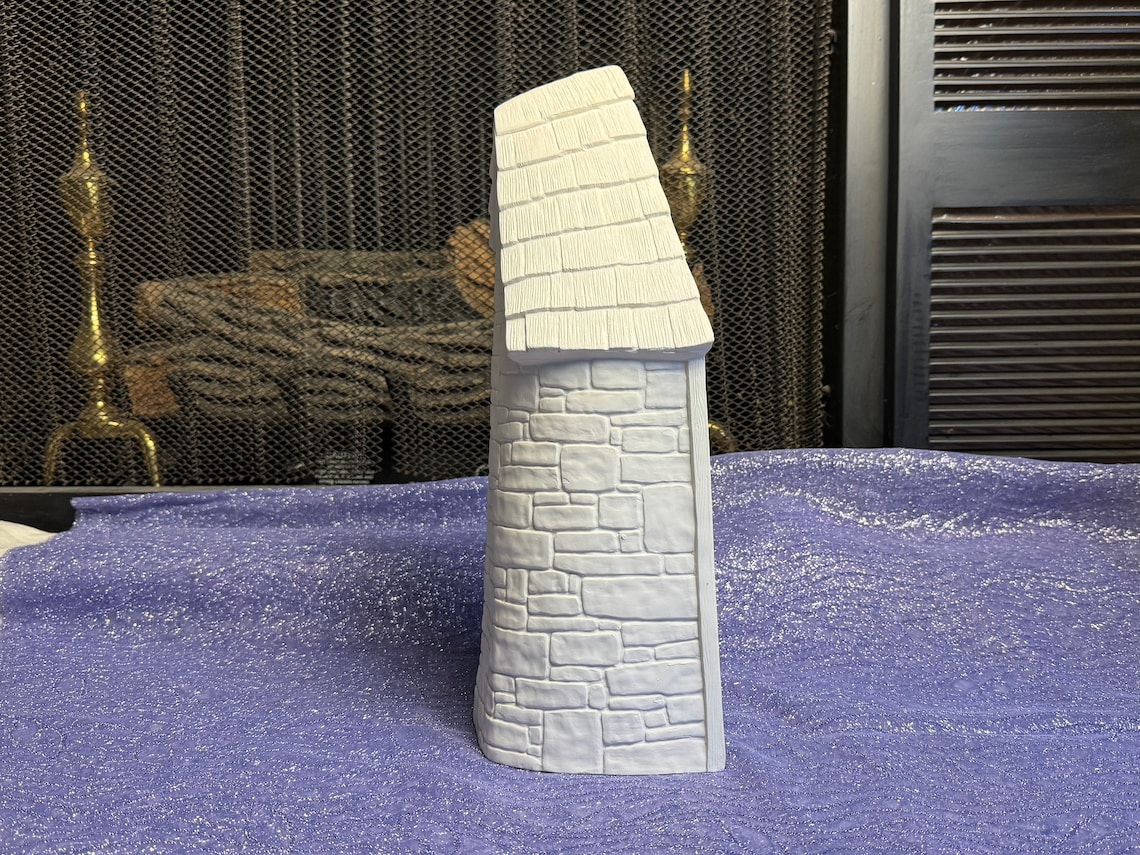 Ceramic Castle, Ready to Paint Ceramic Castle Wall for Staging ...