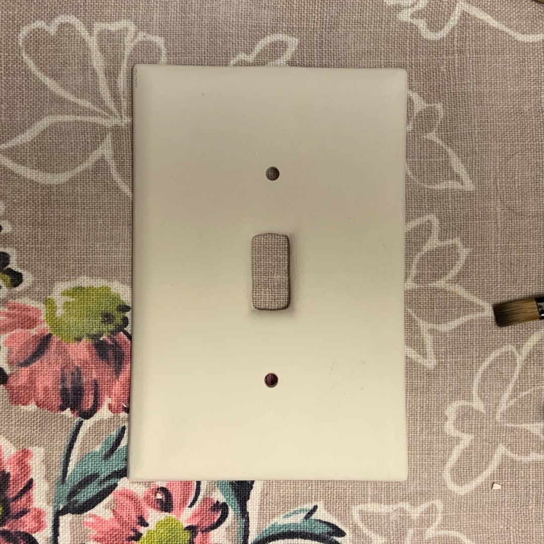 Ceramic Light Switch Plate, One and Two Switches, Unpainted Ceramic ...