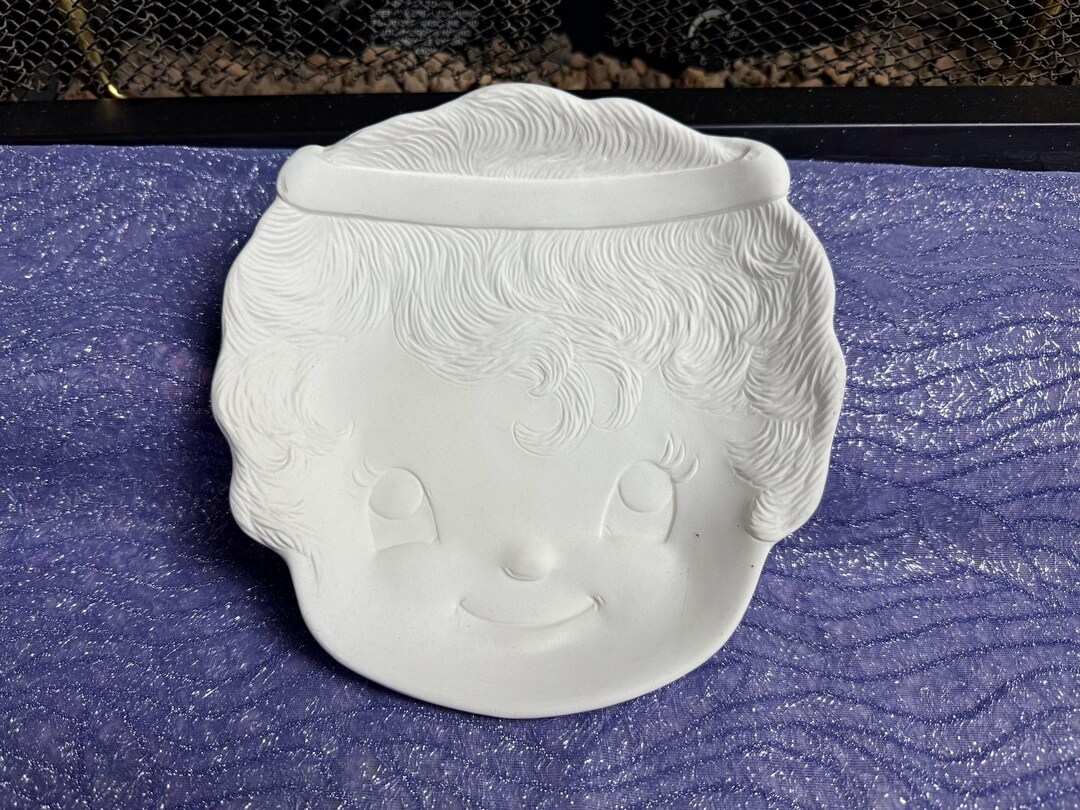 Christmas Angel Plate Ready to Paint Ceramic Bisque Christmas Angel ...