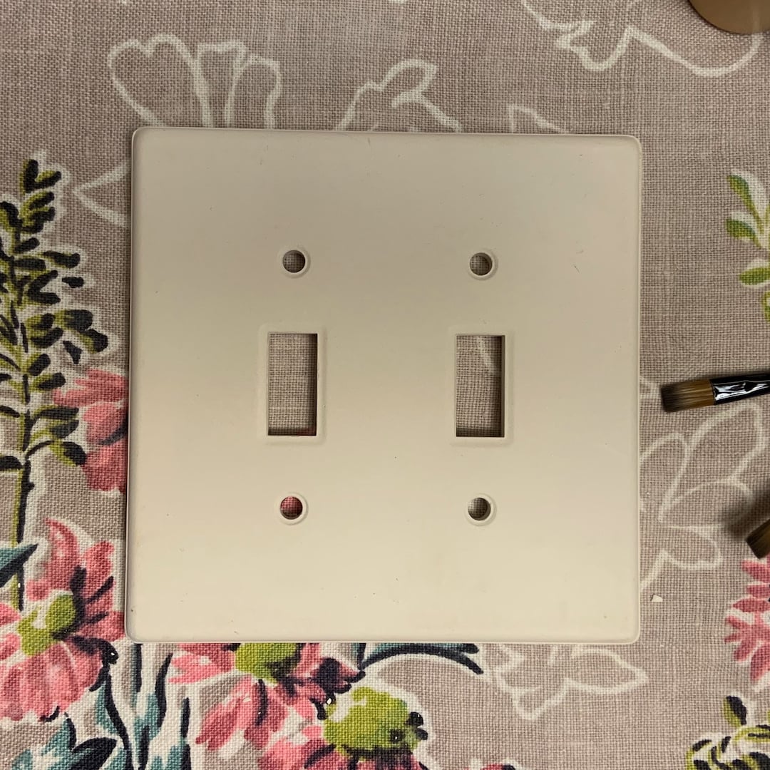 Ceramic Light Switch Plate, One and Two Switches, Unpainted Ceramic ...