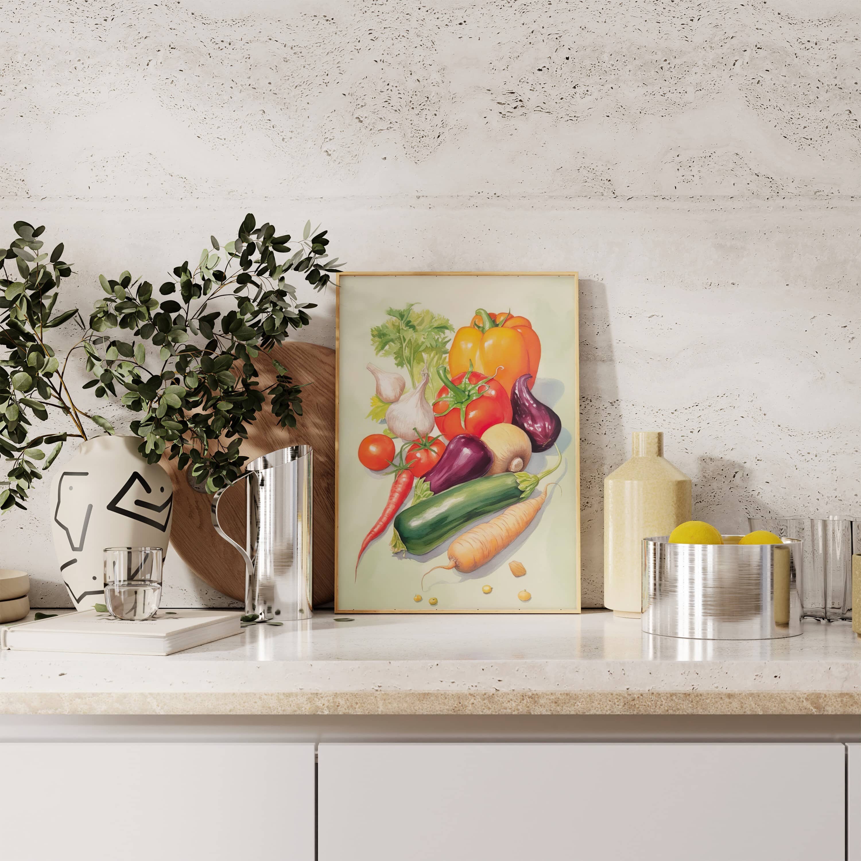 Vegetables. Acrylic Paint. Illustration of Vegetables. - Etsy