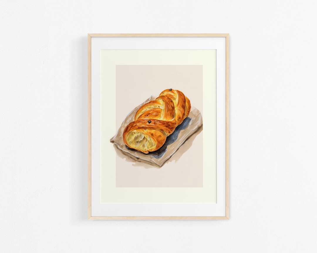 Watercolor Chocolate Buns Painting. French Pastries Illustration ...