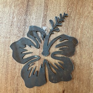 Hibiscus Metal Sign - Etsy