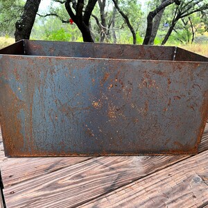 Rectangular Metal Planter Box - Etsy