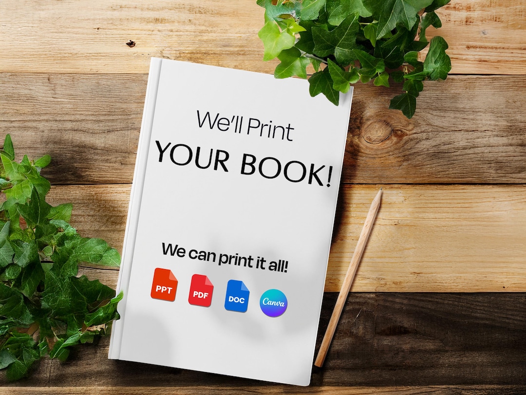 We'll Print Your Book! Print Your Notebook! Print Your Cookbook! Custom ...