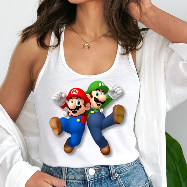 Mario Tank Top - Etsy