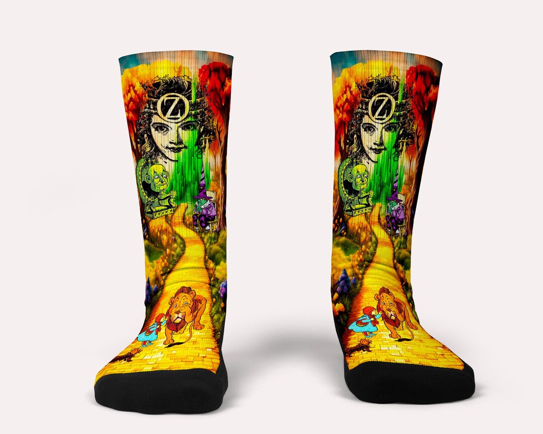 Wizard of Oz -custom Socks - Etsy