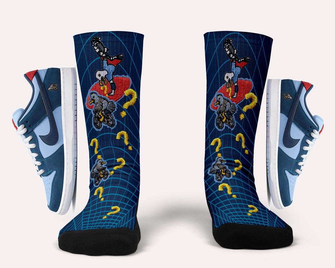 Dunk Low X Why so Sad Socks- Matching Custom Socks - Etsy
