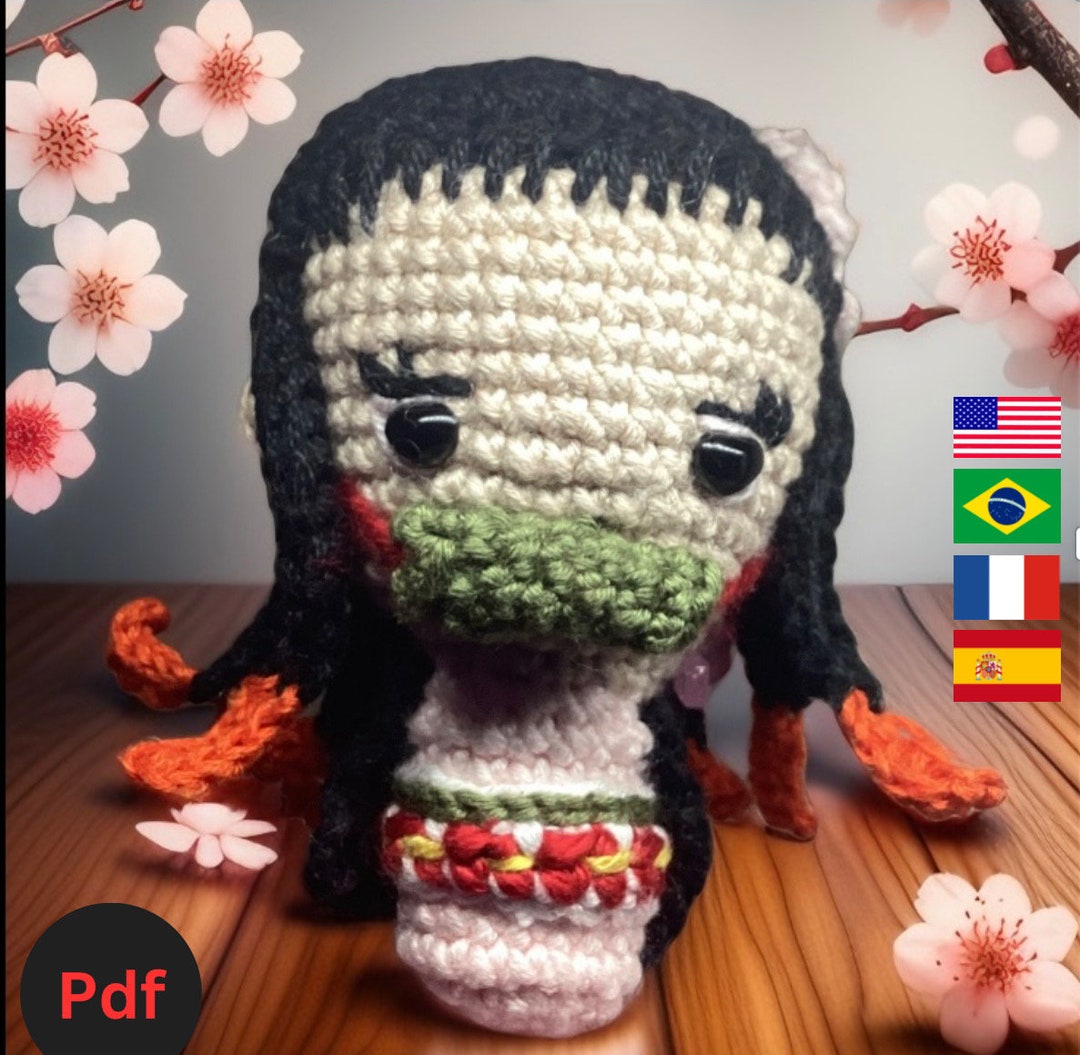 Nezuco Pdf, Demon Slayer Crochet , Digital Item, Amigurumi, Yarn ...