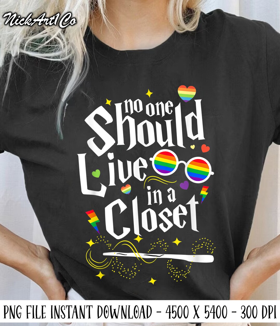 No One Should Live in A Closet LGBT Gay Pride Png Funny - Etsy