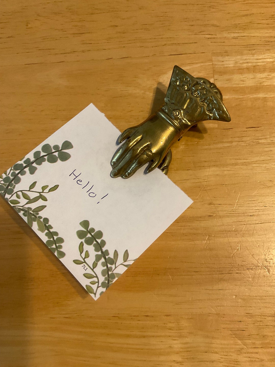 Vintage Letter/paper Note Holder, Desk Decor - Etsy